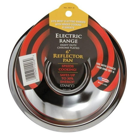 Stanco Metal Products 601-6 6 in. Reflector Pan- pack of 6 | Walmart Canada