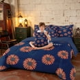 Manfei USA Flag Full Size Bedding Sets, 250th Anniversary Daisy Floral ...