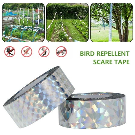 Willstar 50/80/110M Bird Deterrent Tape Bird Repellent Scare Tape ...