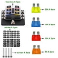 RV Car 6 Way Fuse Box Seat Screw Terminal Set 1 into 6 out 12 to 32V ...