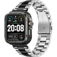 YUYAN-Compatible for SKG R8 Smart Watches Band, Quick Release Stainless ...