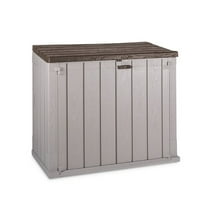 Toomax Stora Way All Weather 4.25'x2.5' Storage Shed, Taupe Gray ...