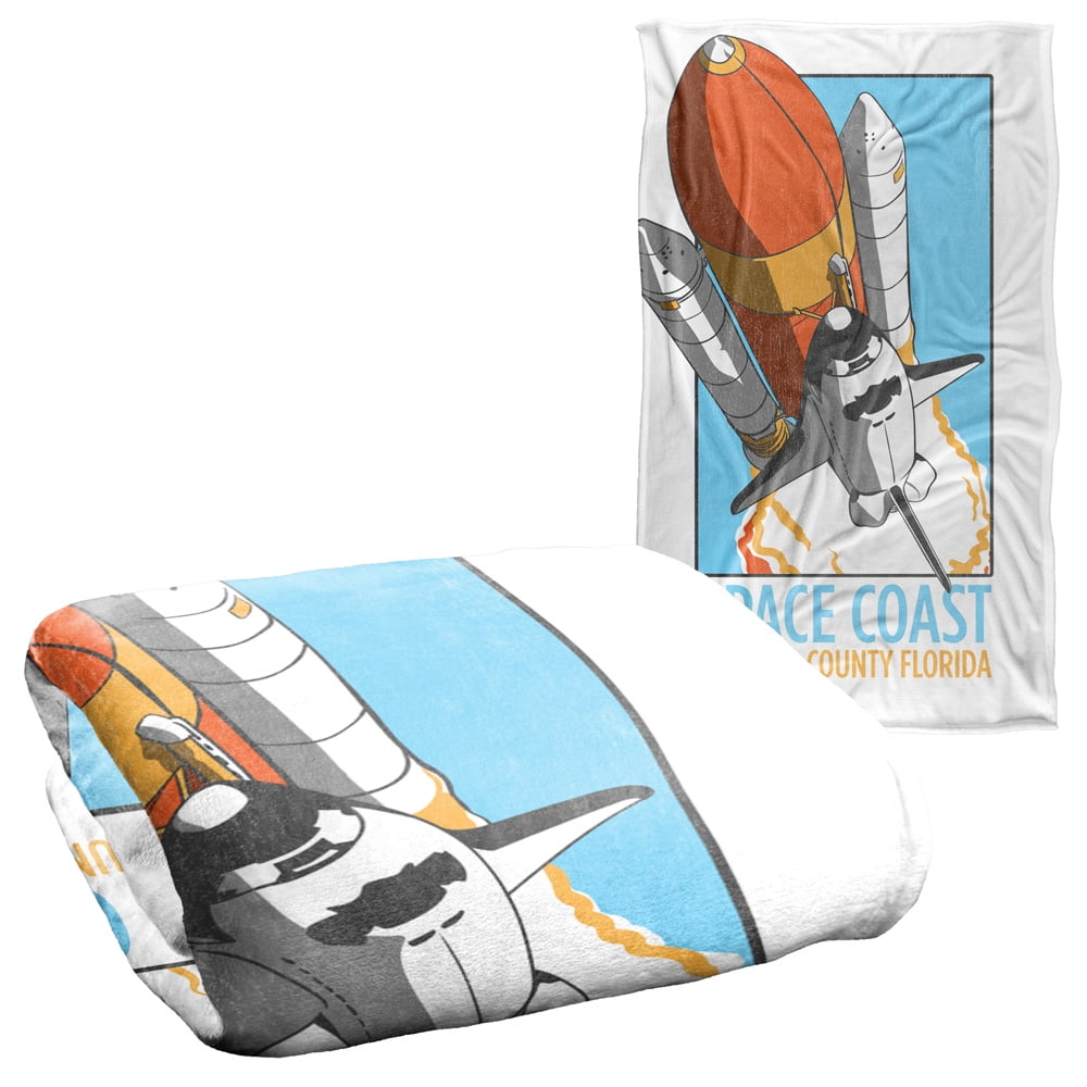 NASA Space Coast Silky Touch Super Soft Throw Blanket 36' x 58',Space ...
