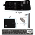 The Beadsmith Steel Alphabet Stamps - Metal Elements -27-piece 3mm ...