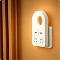 Wall Plug Night Light Socket, 2Ac+2Usb Fast Charging, Adjustable Night ...