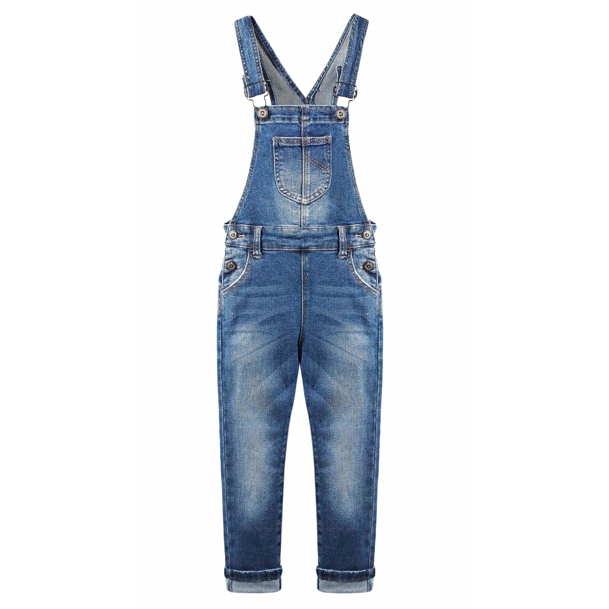 Click here for Kidscool Space Girls Washed Distressed Denim Rippe... prices