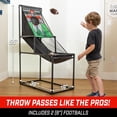 2 in 1 Basketball Hoop & Football Toss Target Arcade Game - Indoor ...