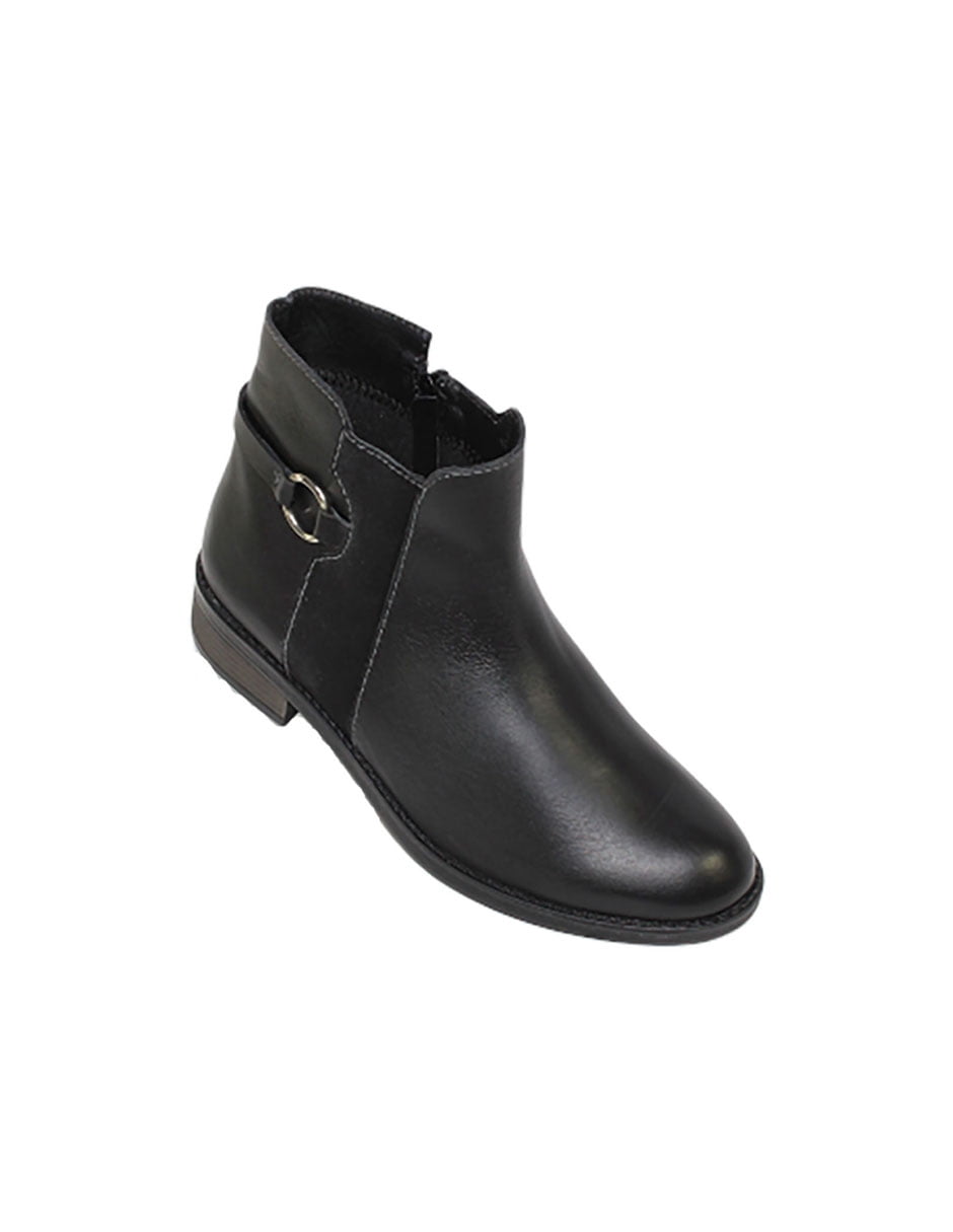 BOTIN VESTIR CASUAL GIUSTO MUJER DAMA NEGRO LANISTER 70224 LEON 70224p ...