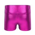 Eandarui Girls Metallic Shiny Dance Shorts Kids Dancing Training ...