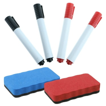 WallDeca Dry Eraser, Felt Bottom Surface Whiteboard Cleaner, Dry Wipe Board Eraser, Magnetic ...