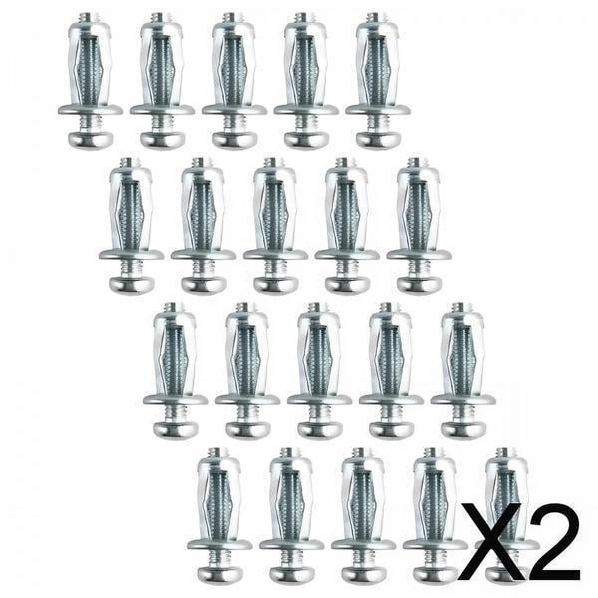 2x 20 Piezas Jack Nuts Tornillo Pétalo Tuerca Ciega Remache Tuerca ...