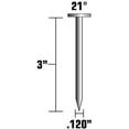 Metabo HPT, Framing Nails, 3 in x .120, 21 Degree Bright Pack of 1000 ...