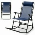 Gymax 2PCS Patio Folding Rocking Chair Outdoor Portable Lounge Rocker ...