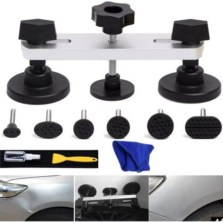 FanShow Body Paintless Dent Repair Tool, Silver Bridge Dent Puller with ...