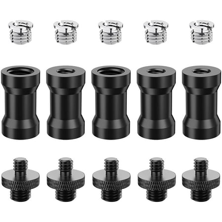 Camera Screw Adapter 15 Pcs 1/4 to 3/8 Tripod Screw Thread Adapter for ...