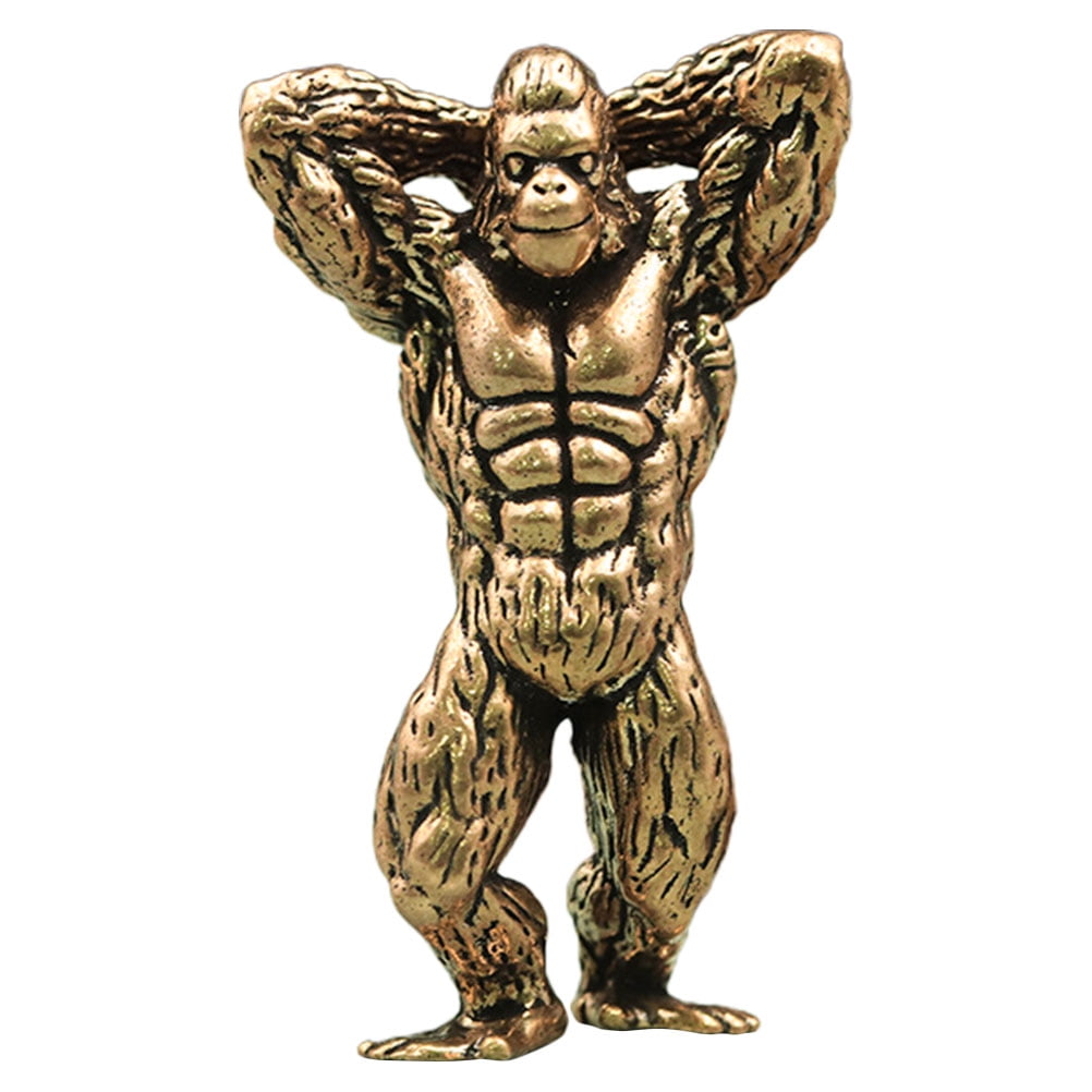 Click here for Unomor Brass Gorilla Statue Vintage Brass Gorilla... prices