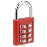 Uxcell 8-Digit Combination Padlock Push Button Locks for Locker Zinc ...