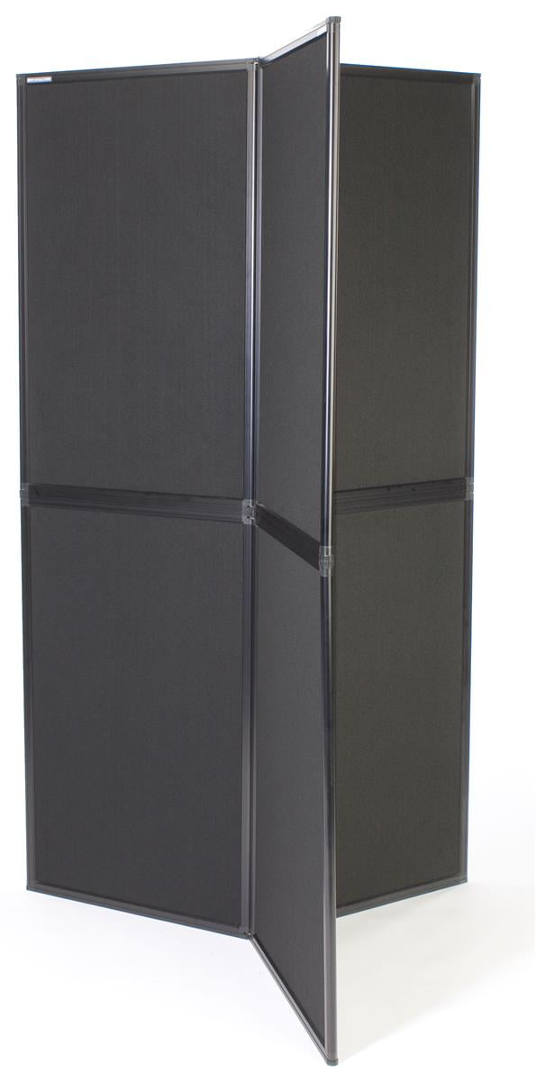 Displays2go 6-panel Trade Show Booth, Aluminum Frame, 360 Degree ...