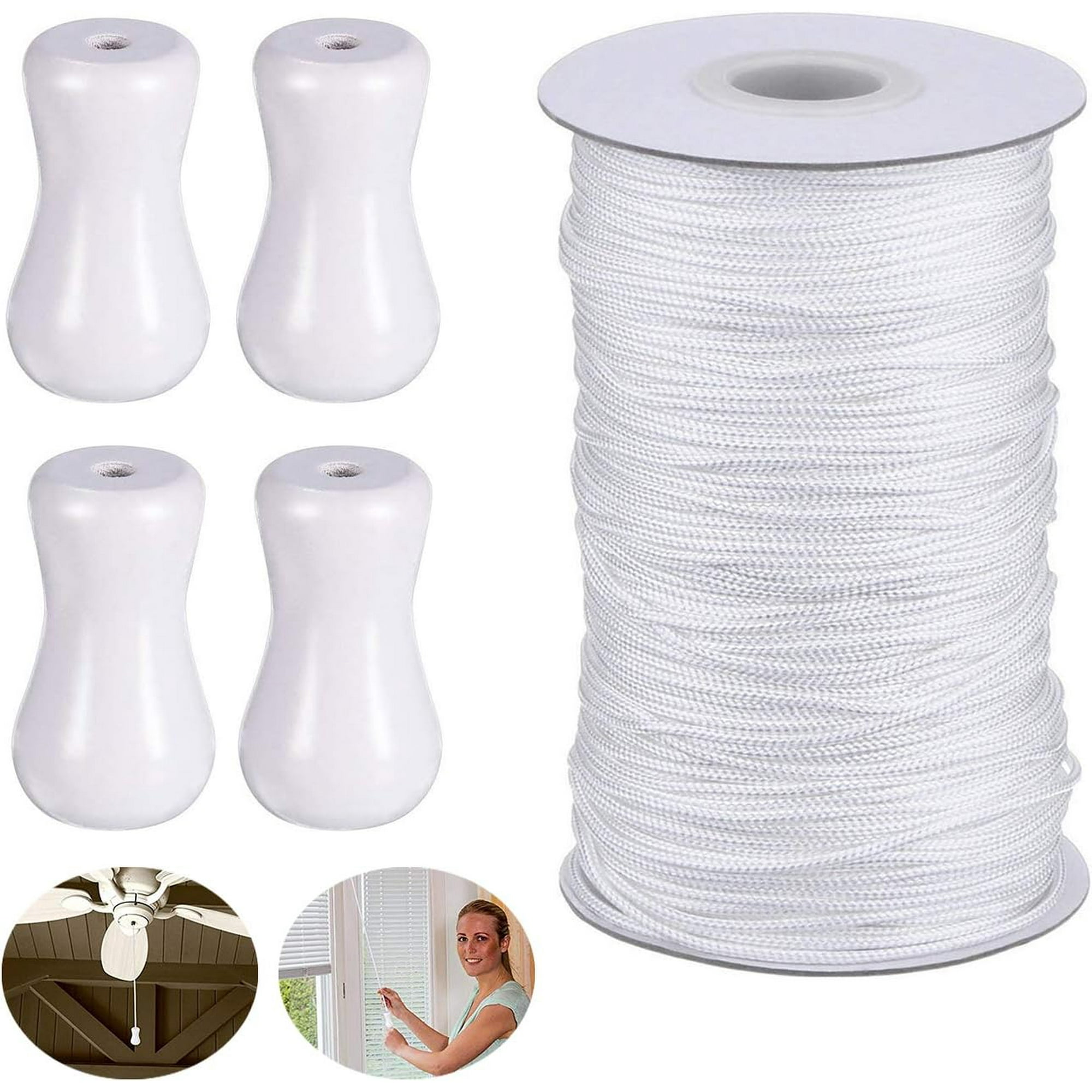 Click here for Oruyrop 1.8 Mm White Braided Lift Shade Cord 55 Ya... prices