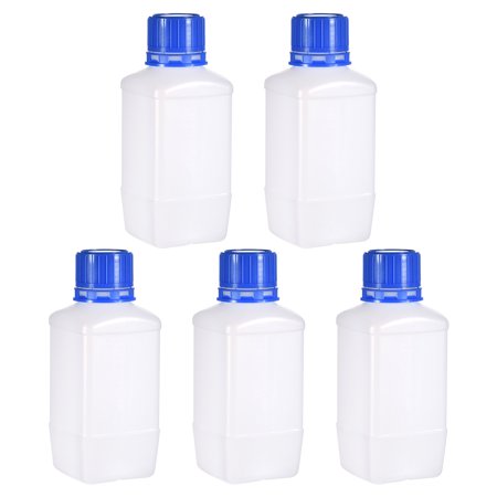 Plastic Lab Chemical Reagent Bottle, 250ml/8.45 oz Wide Mouth Sample ...