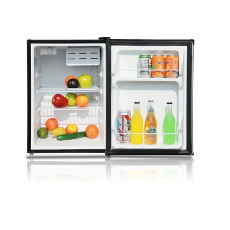 Arctic King 2.4 Cu ft Single Door Mini Fridge, Stainless Steel ...