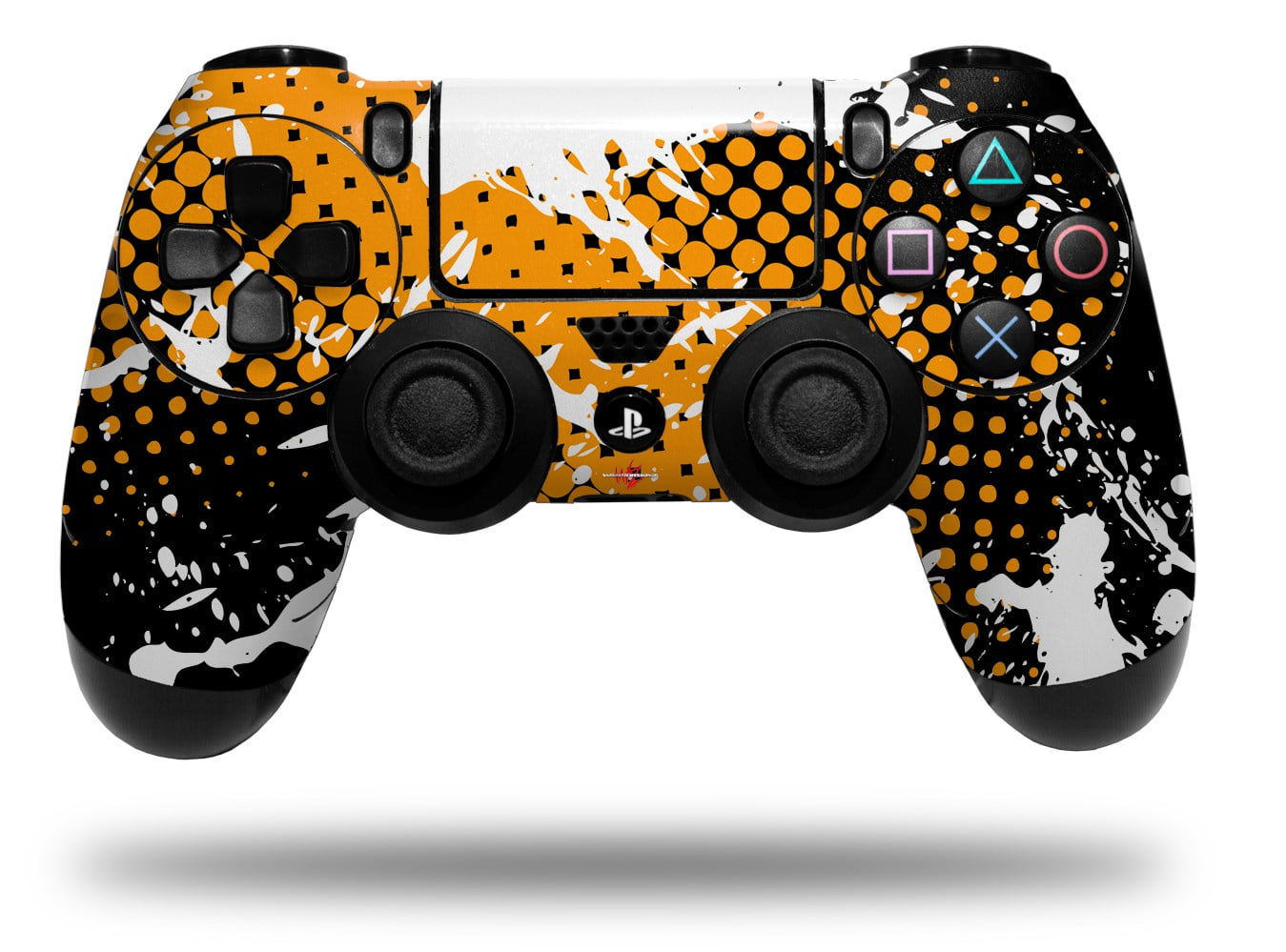 Vinyl Skin Wrap for Sony PS4 Dualshock Controller Halftone Splatter ...