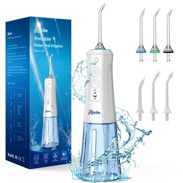 Miracle Smile Portable Dental Water Flosser - Rechargeable, Easy Refill ...