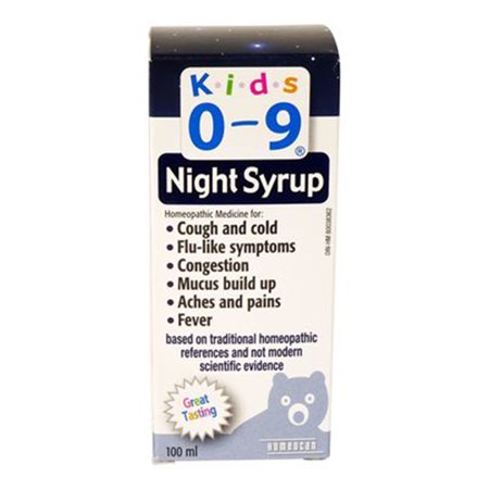 HOMEOPATHIC cough and cold night syrup for children 100 ml | Walmart Canada