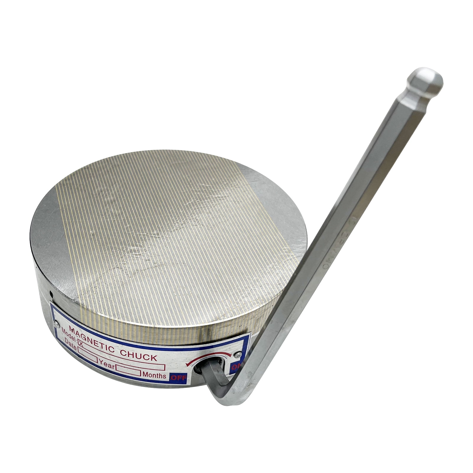 INTBUYING Dia 6.3in Round Permanent Magnetic Chuck for Grinding Milling ...