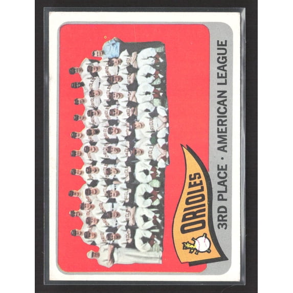 1965 Topps Milt Pappas Boog Powell Brooks Robinson Baltimore Orioles ...