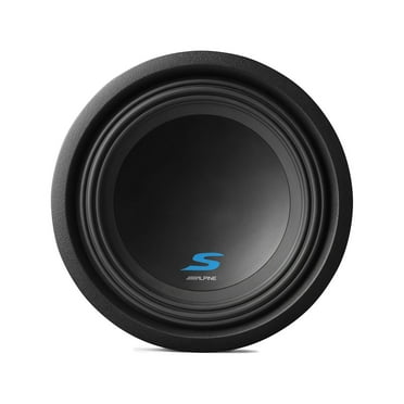 Alpine BassLine Series 10 Inch 750 Watt 4-Ohm Car Audio Subwoofer ...