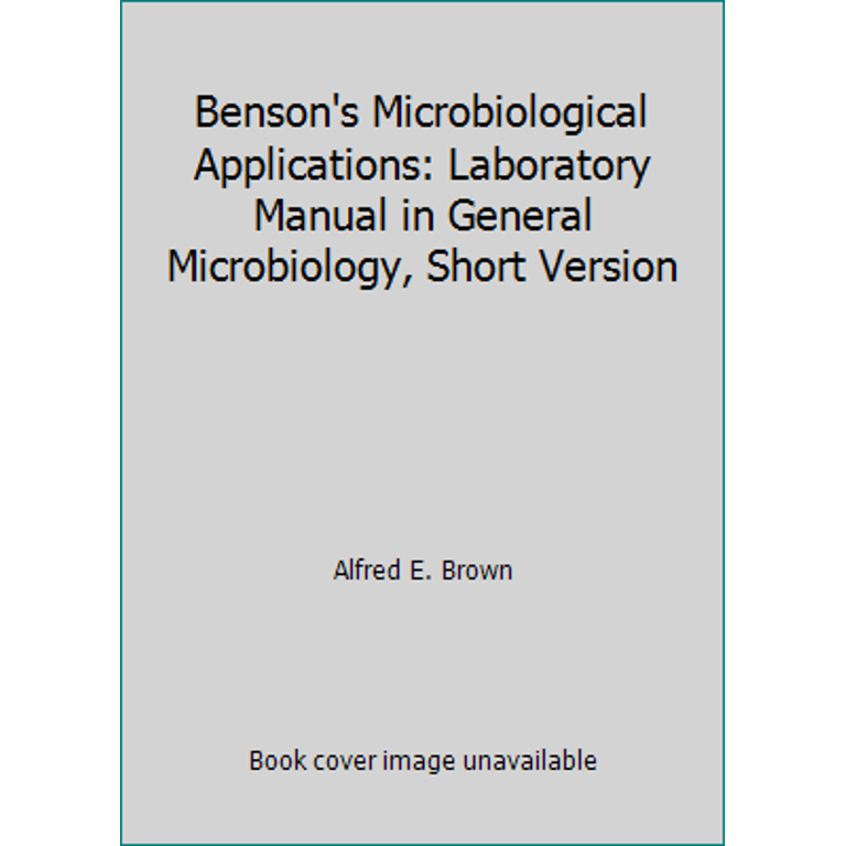 Benson Microbiology Lab Manual