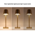 LED Touch Lamp Cordless Rechargeable Modern Dimmable Touch Switch Table ...