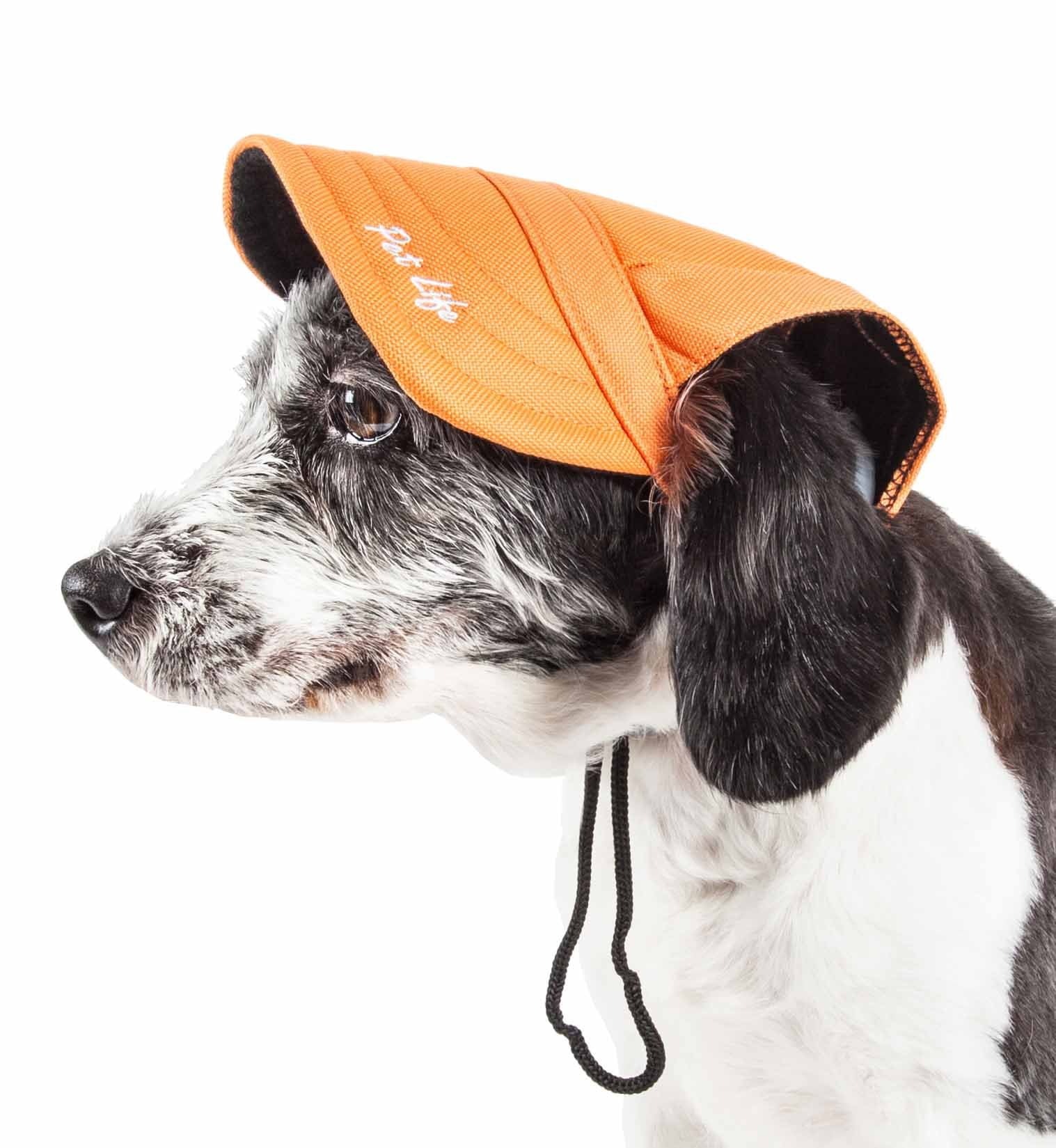 Pet Life ® 'Cap-Tivating' Uv Protectant Adjustable Fashion Dog Hat Cap ...