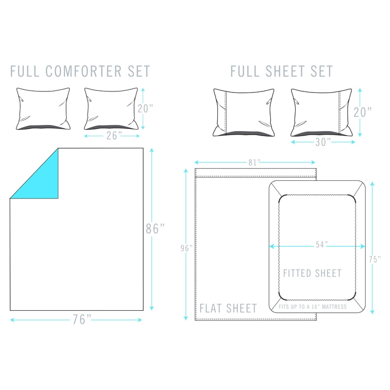 Comforter Sizes Guide DreamCloud, 49% OFF | pinnaxis.com