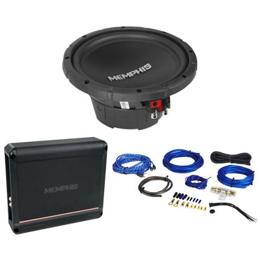 Memphis Audio PRX1024 600 Watt 10" Car Subwoofer Sub+Sealed Sub Box ...