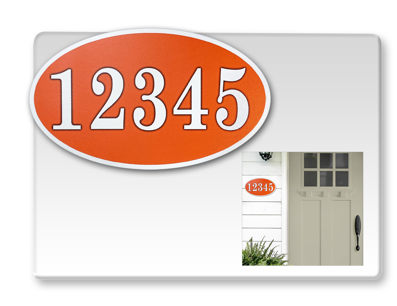 Curb-N-Sign Custom Fancy Address Numbers for Outside, Custom, Super ...