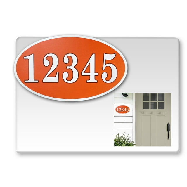 Curb-N-Sign Custom Fancy Address Numbers for Outside, Custom, Super ...