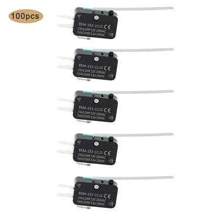 Microswitch, 100pcs Micro Switch, 250VAC Electric Vehicles For ...