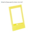 Uxcell 3inch Mini Photo Picture Frame,5pack Plastic Mini Photo Frame ...