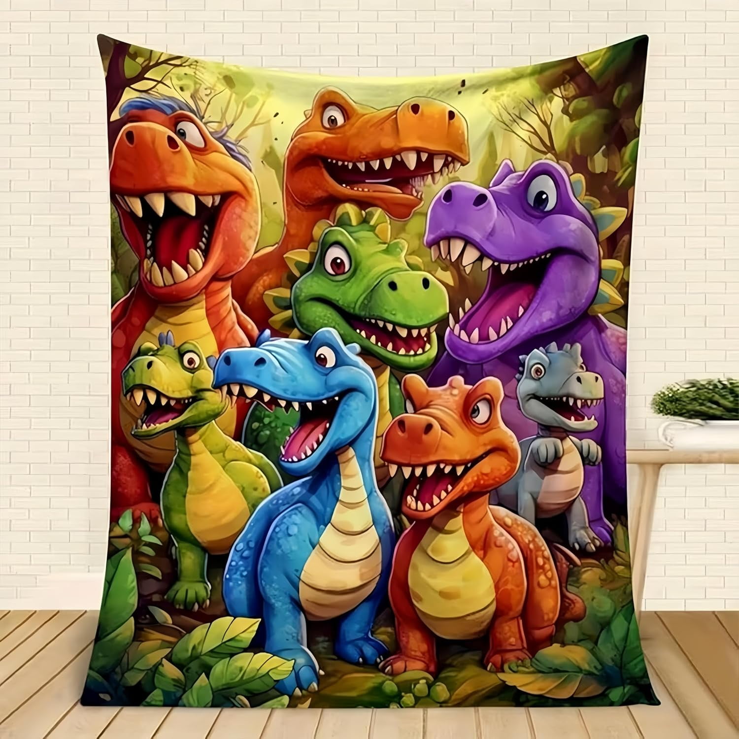 Click here for Nobrand 3d Dinosaur Blanket For Boys - Cute Smilin... prices