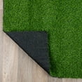 World Rug Gallery Artificial Turf Solid Grass Indoor Outdoor Area Rug ...