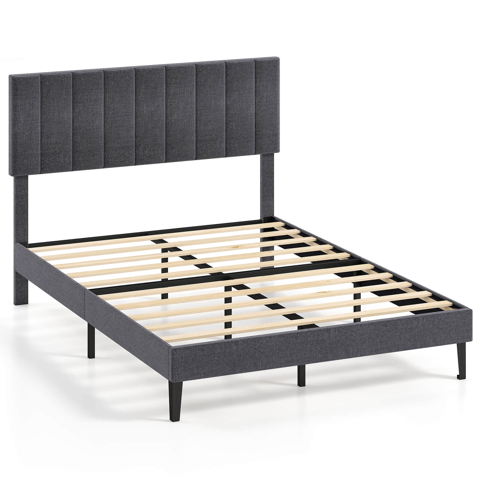 Click here for Costway Full Size Bed Frame With Height Adjustable... prices