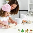 7 Pieces Cookie Moulds Christmas Cookie Cutters Biscuit Stampers Cutter ...