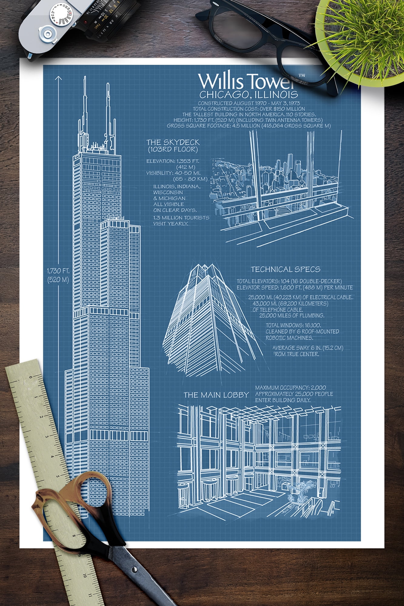 Sears Tower Blueprint