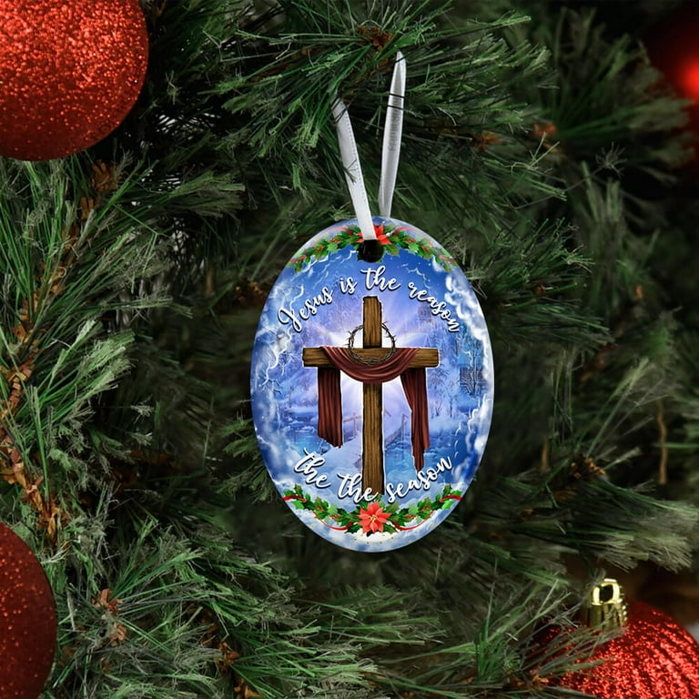 Christmas Cross Church Christmas Decorations Christian Christmas