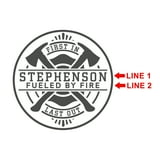 Draper Firefighter Engraved Whiskey Decanter - Personalized - Walmart.com