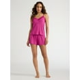Sofia Intimates Women's and Plus Modal Cami and Shorts Pajama Set, 2 ...
