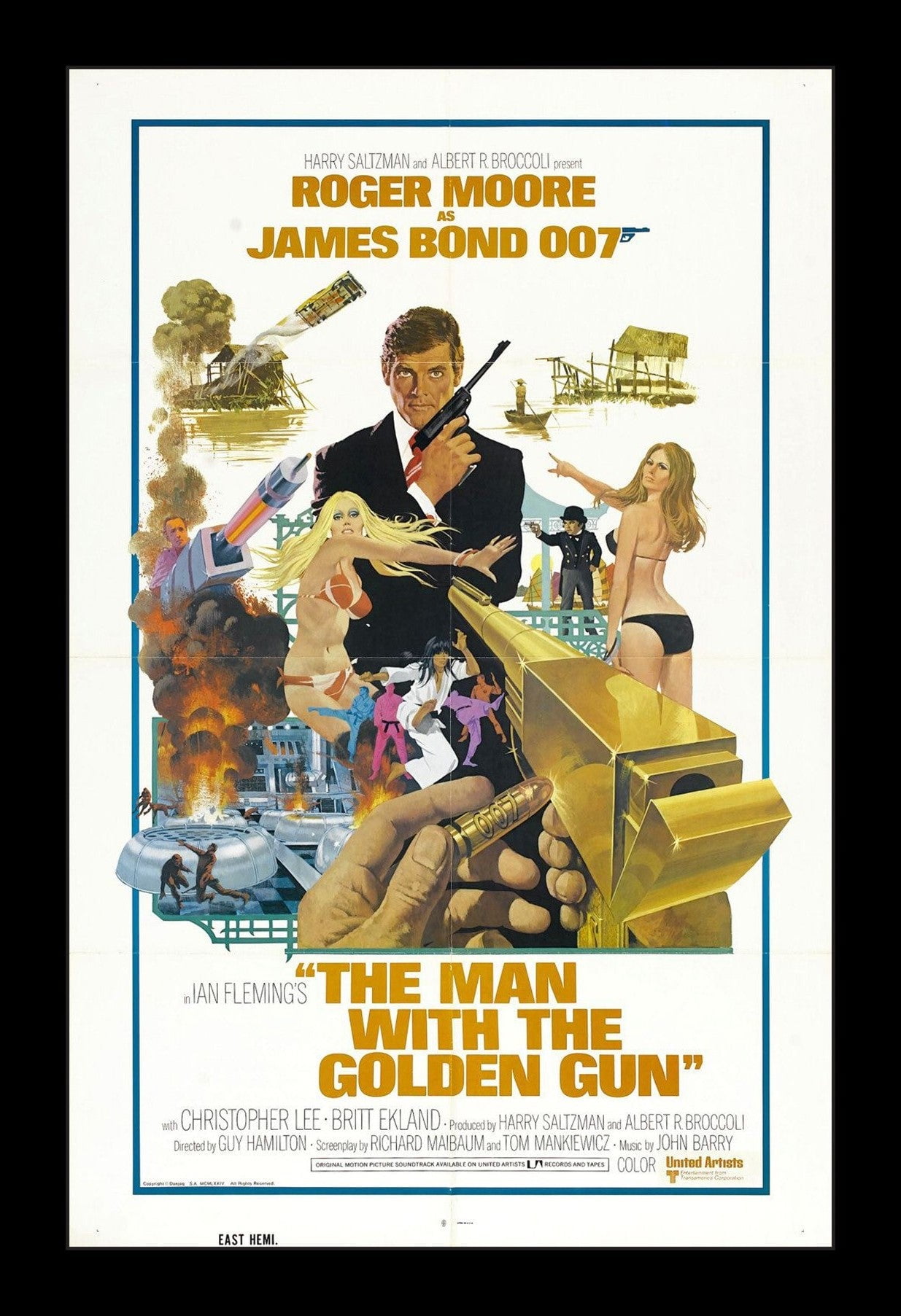 The Man With The Golden Gun Movie Poster