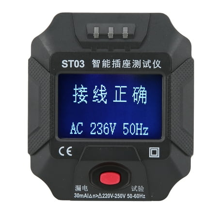 Socket Detector, Quick AU Plug 220V Socket Tester For Office For Home ...